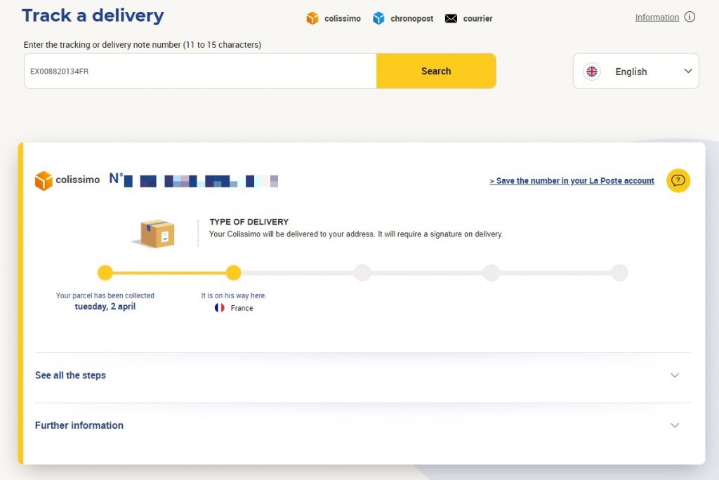 コリッシモで発送された荷物を追跡！【フランスからの国際郵便Colissimo】 | ミウラな日々